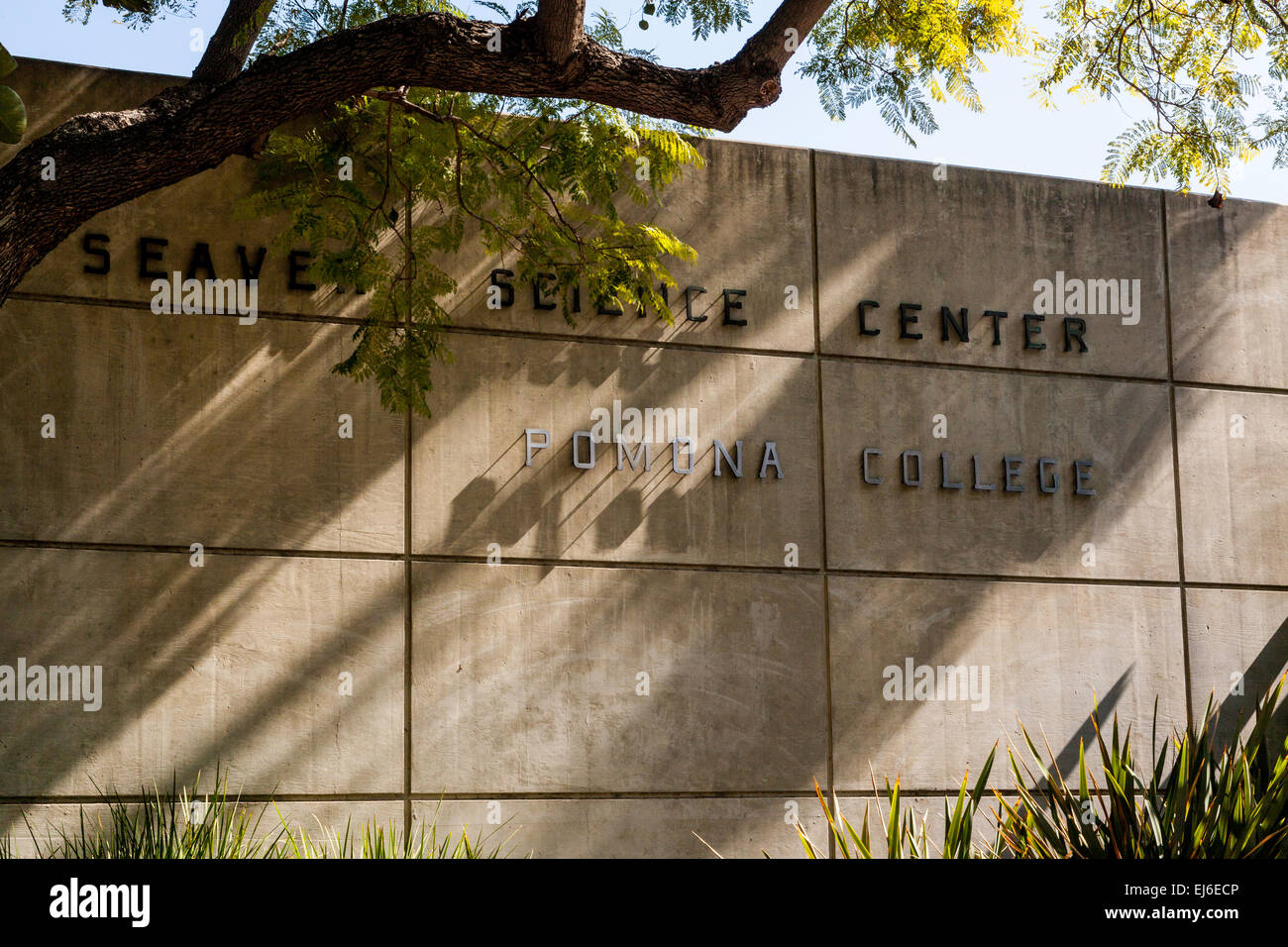 Seaver Science Center at Pomona College in Claremont California Stock ...