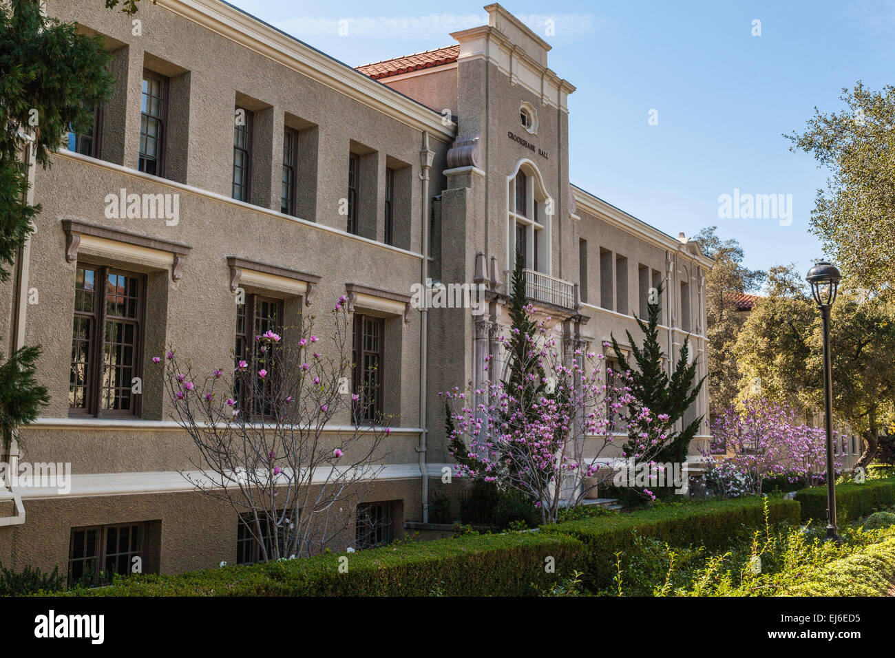Crookshank Hall at Pomona College in Claremont California Stock Photo ...