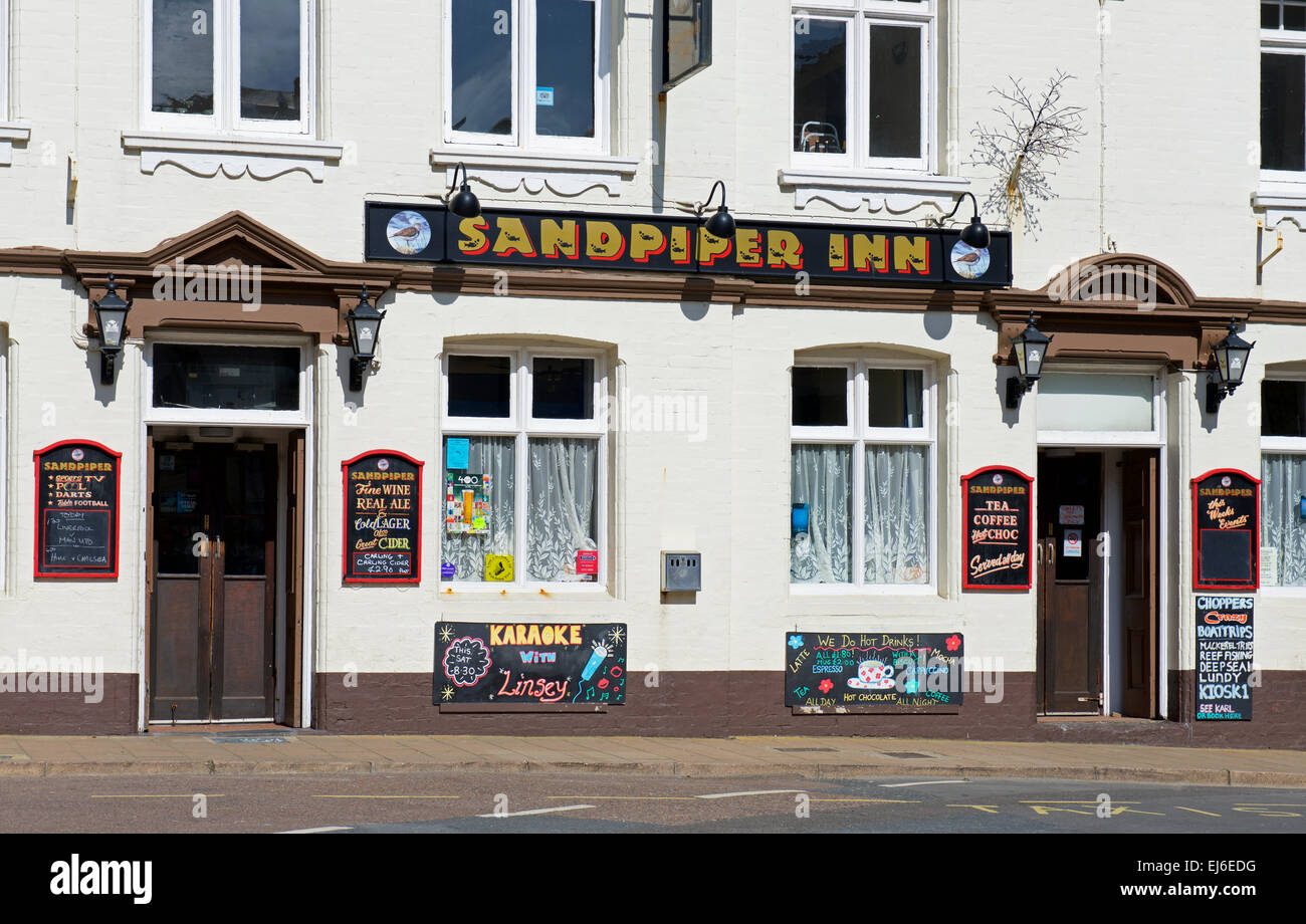 The Sandpiper Inn, Ilfracombe, Devon, England UK Stock Photo - Alamy