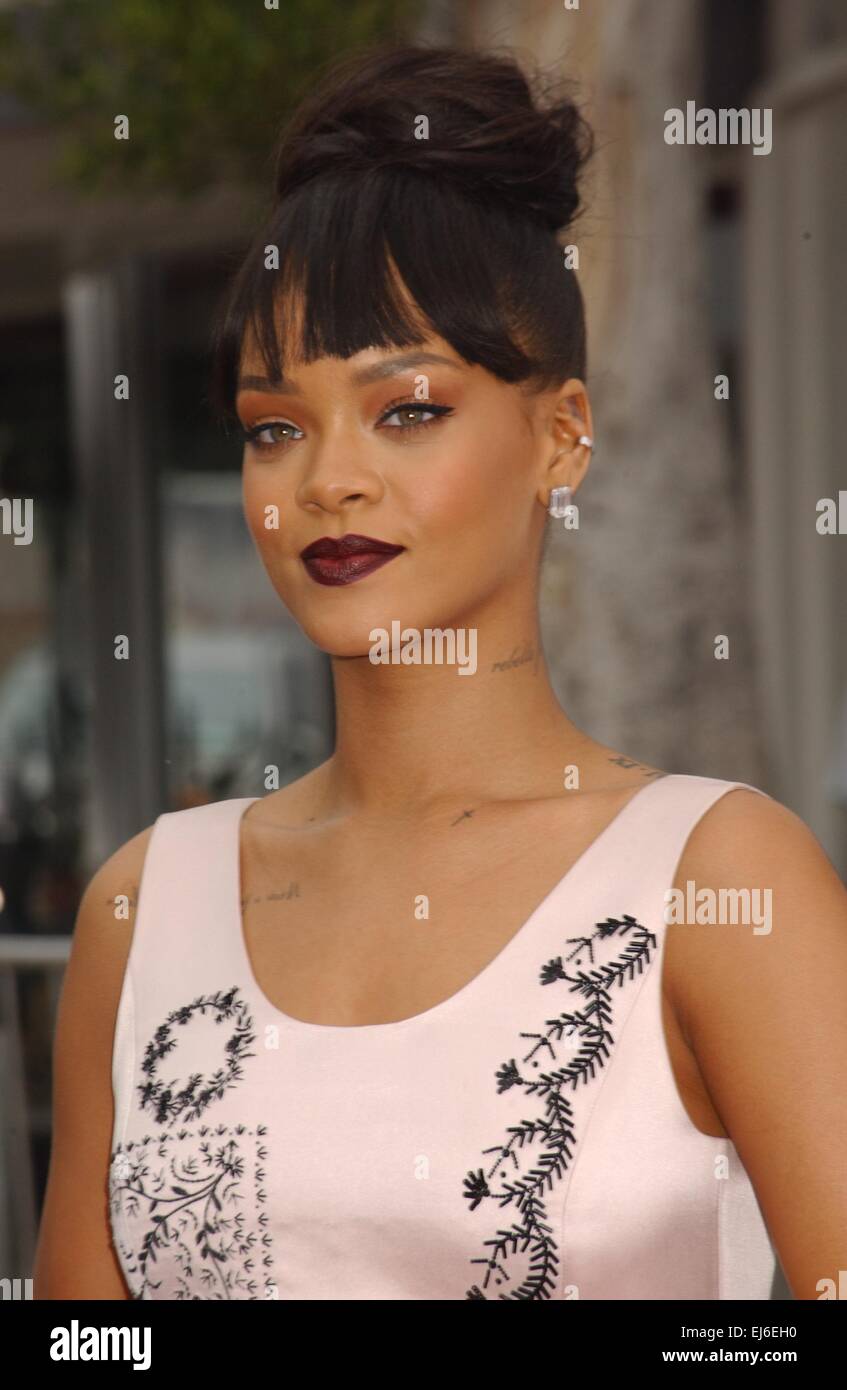 Hollywood, California, USA. 21st Mar, 2015. Rihanna attends the ...