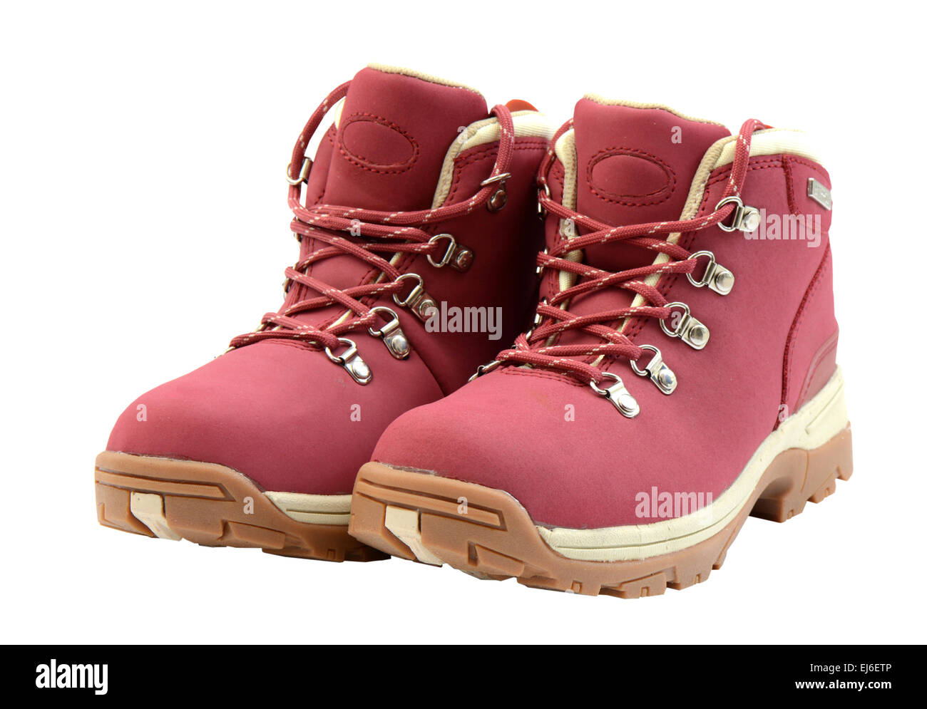 Red combat boots hi-res stock photography and images - Alamy