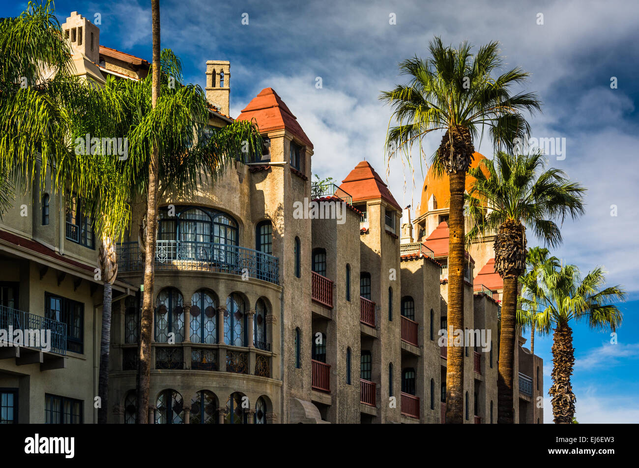 Exterior of the Mission Inn, in Riverside, California Stock Photo - Alamy