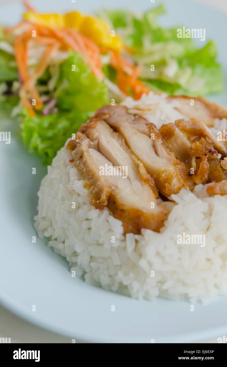 Plate of chicken fried rice hi-res stock photography and images - Alamy