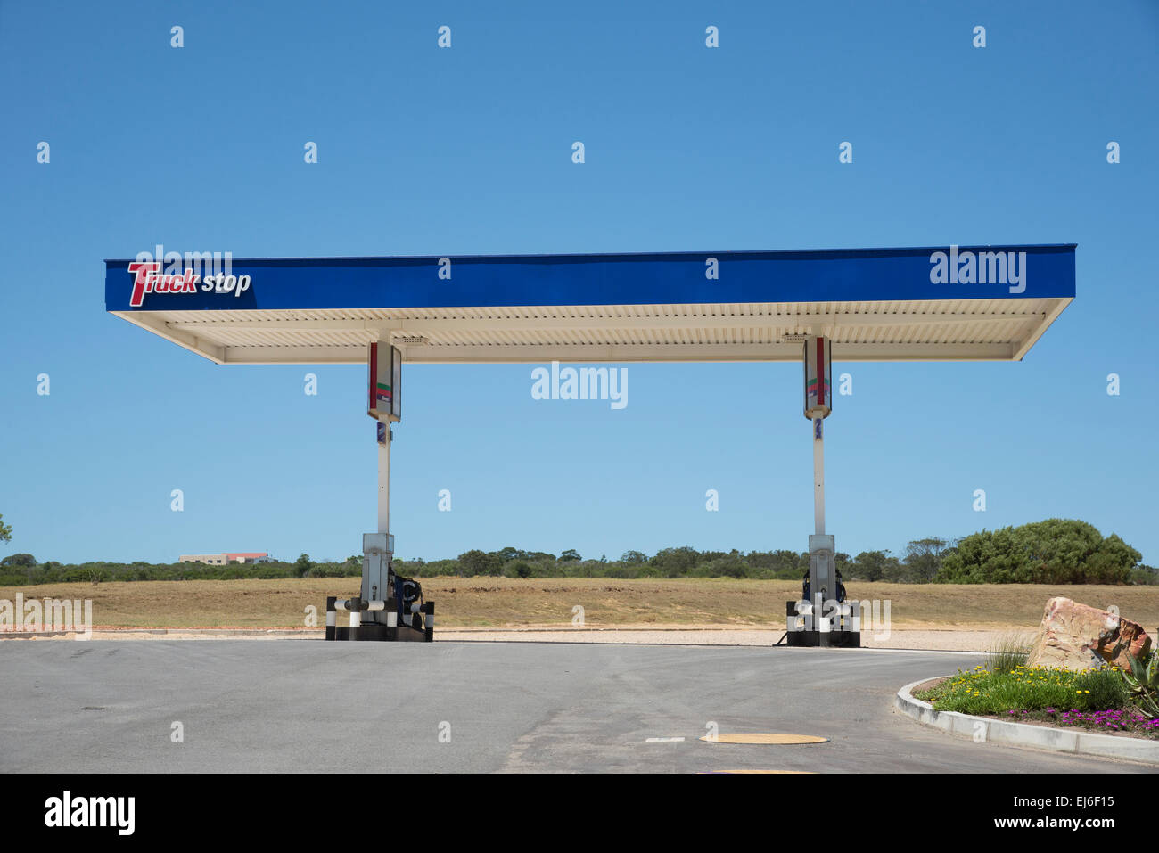 Truck stop on the N2 Highway near Mossel Bay South Africa Stock Photo ...