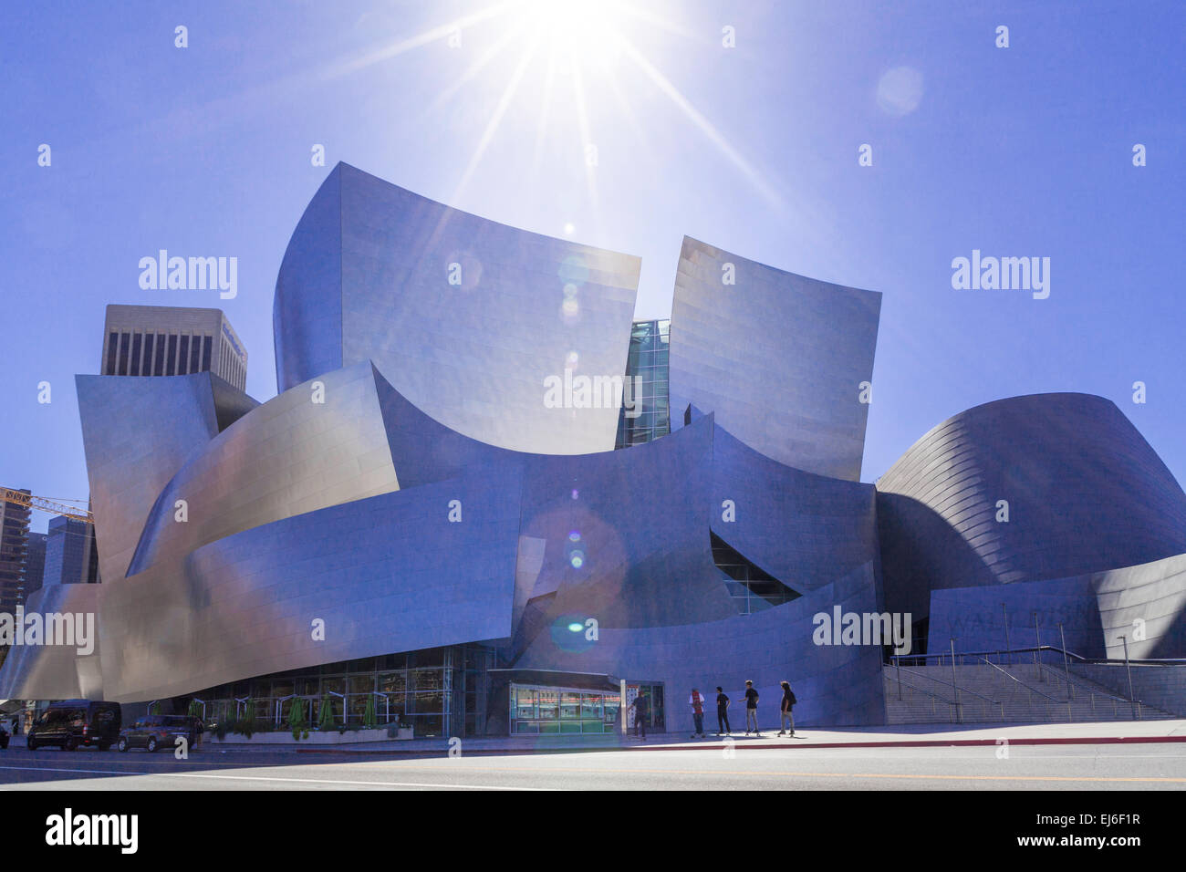 The Walt Disney concert hall in Los Angeles California Stock Photo - Alamy