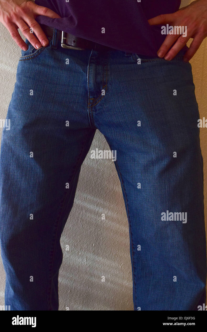 Denim pant hi-res stock photography and images - Alamy