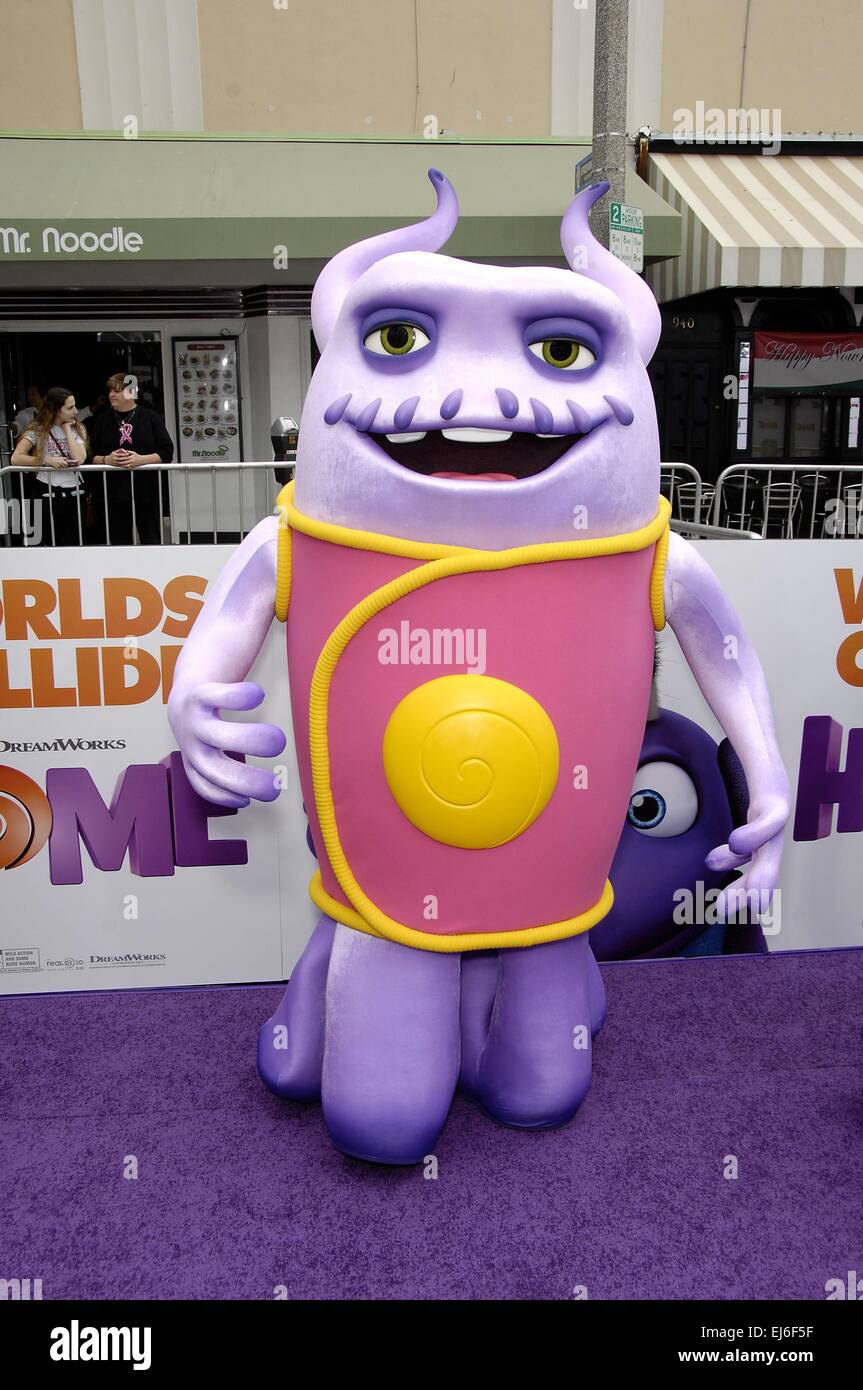 Los Angeles, CA, USA. 22nd Mar, 2015. Captain Smek at arrivals for HOME ...