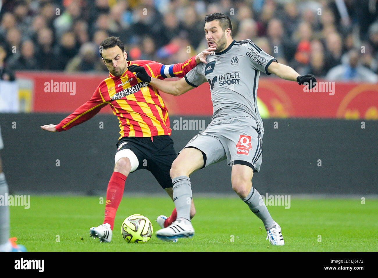 Lens, France. 22nd Mar, 2015. French League 1 football. FC Lens versus ...
