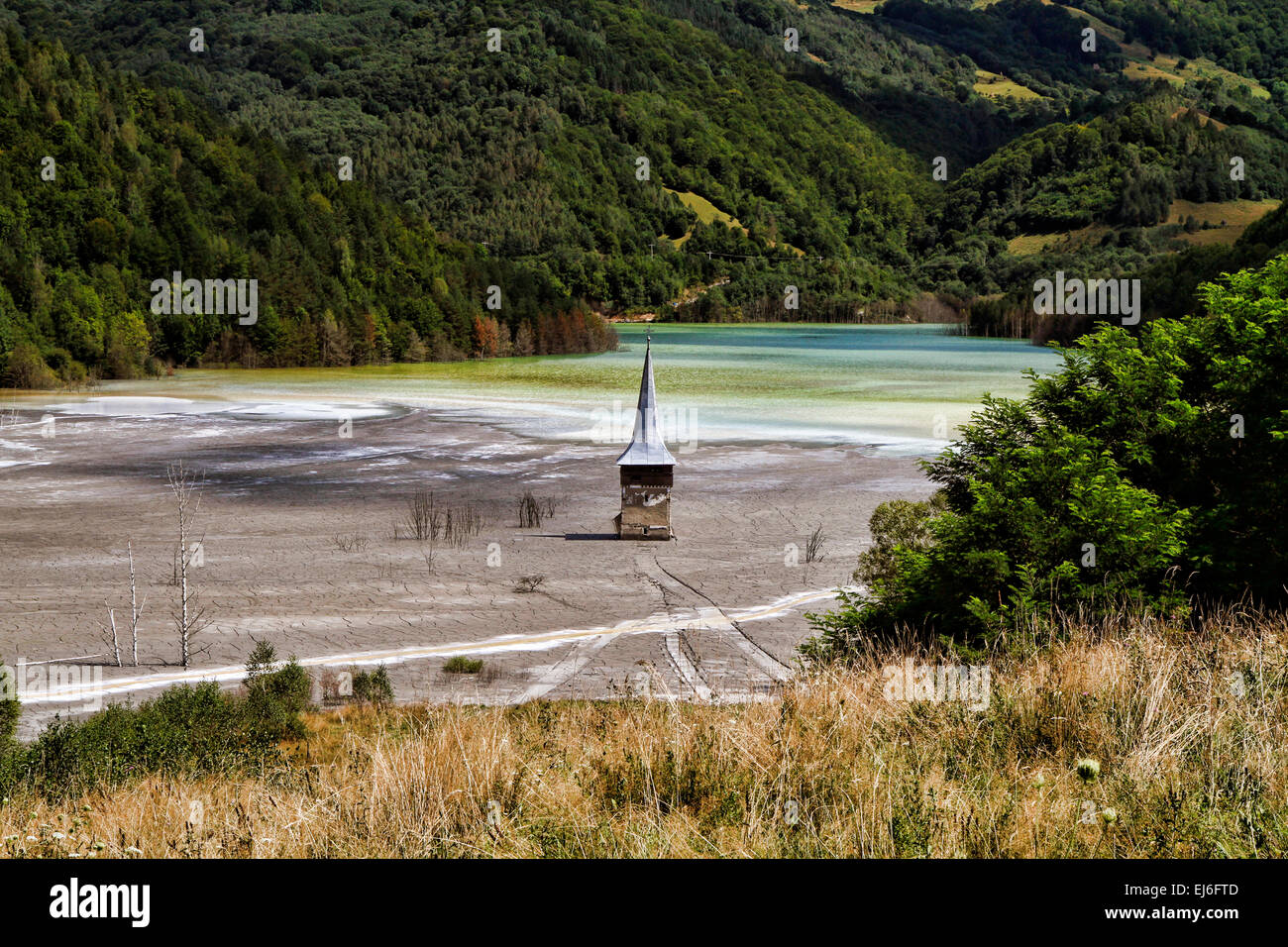 Geamana in the Carpathian Mountains in Romania - an abandoned village ...