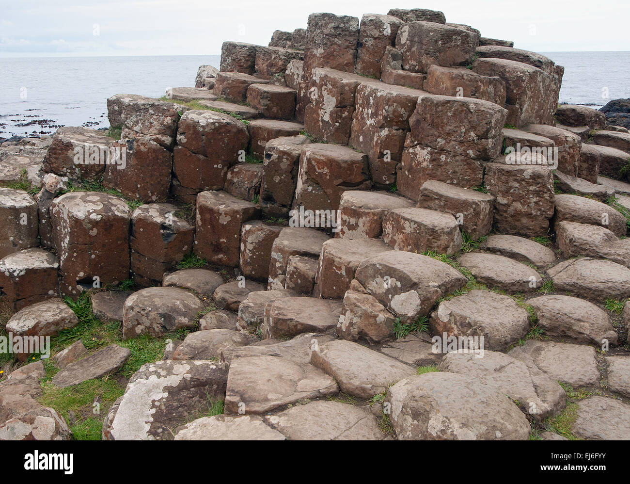 The Giant's Causeway, a World Heritage Site in Northern Ireland Stock Photo - Alamy