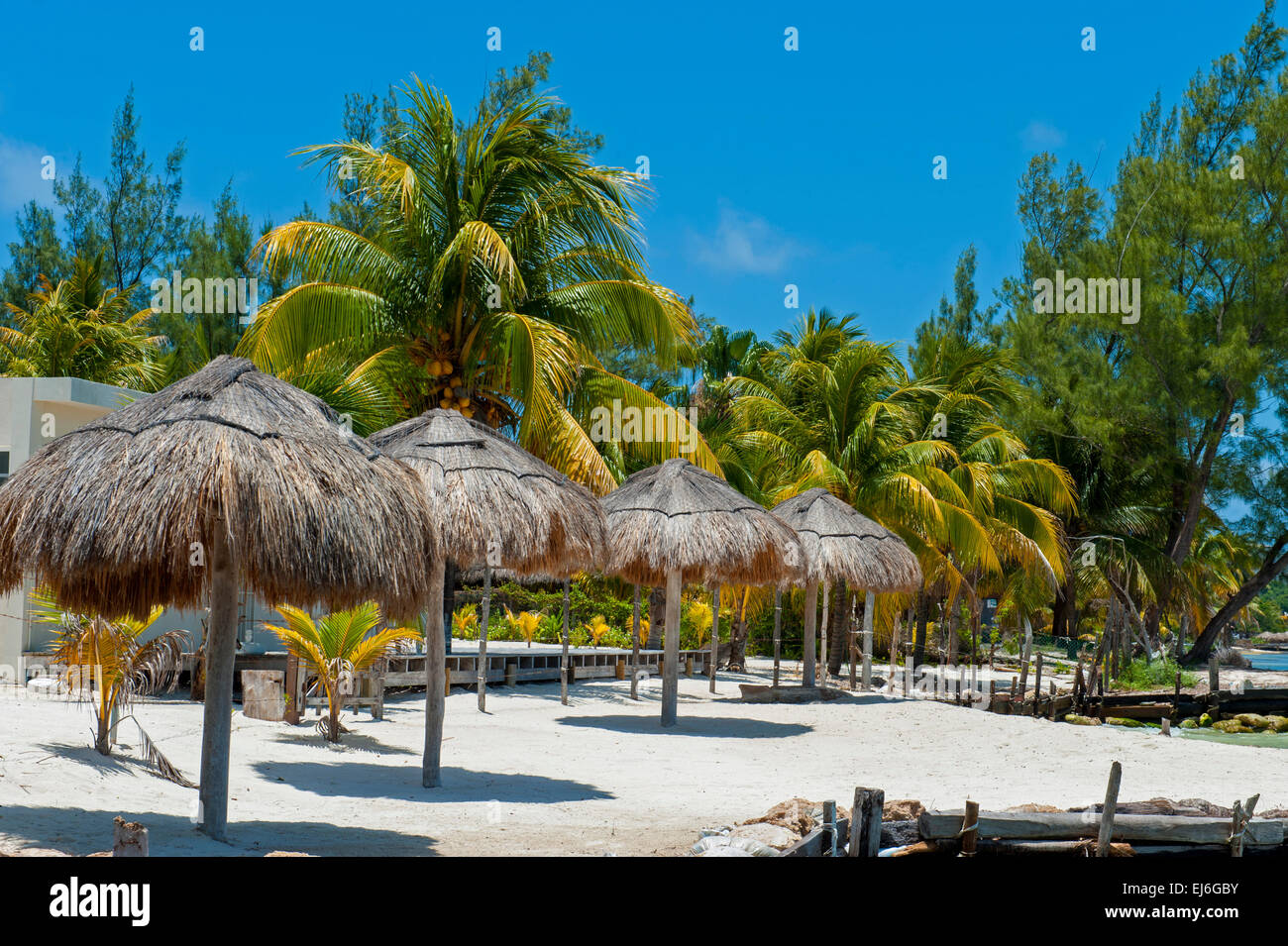 Isla Mujeres Beach Detail Stock Photo - Alamy