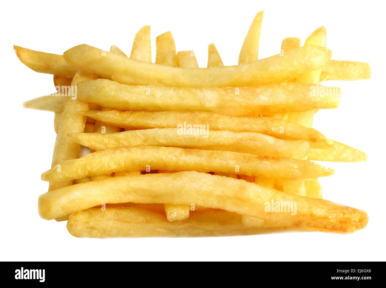 bright tasty french fries on a white background Stock Photo - Alamy