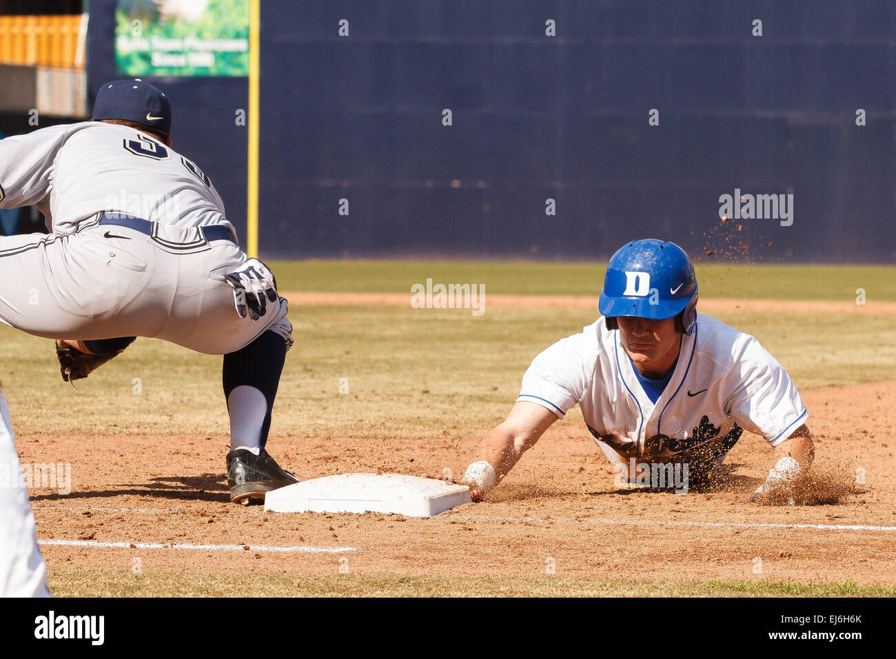 Durham, NC, USA. 22nd Mar, 2015. infielder Andy Perez (13) of the Duke ...