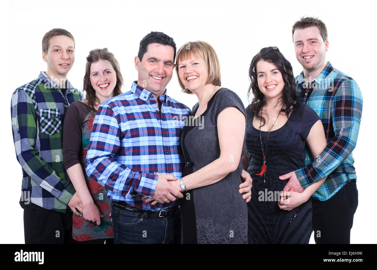 Family portrait studio Stock Photo - Alamy
