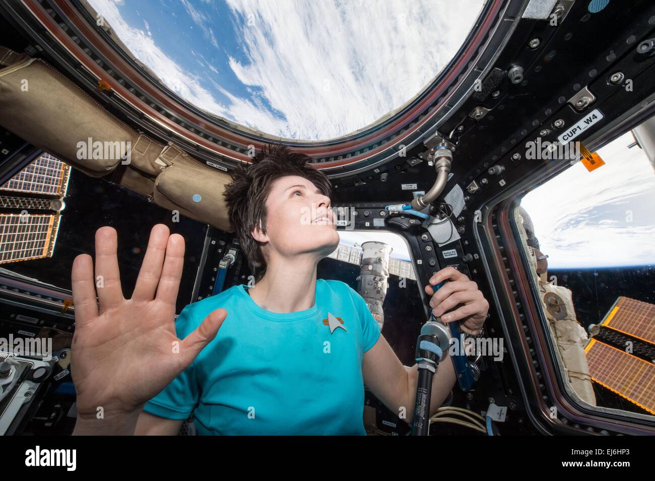 Samantha cristoforetti star trek hi-res stock photography and images ...