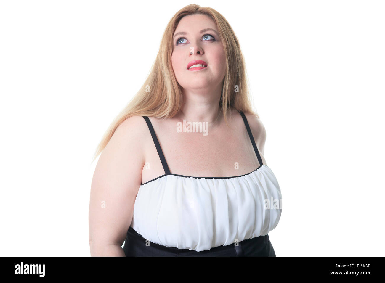 Plus size model female mature hi-res stock photography and images - Alamy