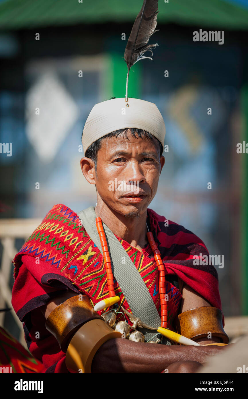 Naga Tribe Man Stock Photo - Alamy
