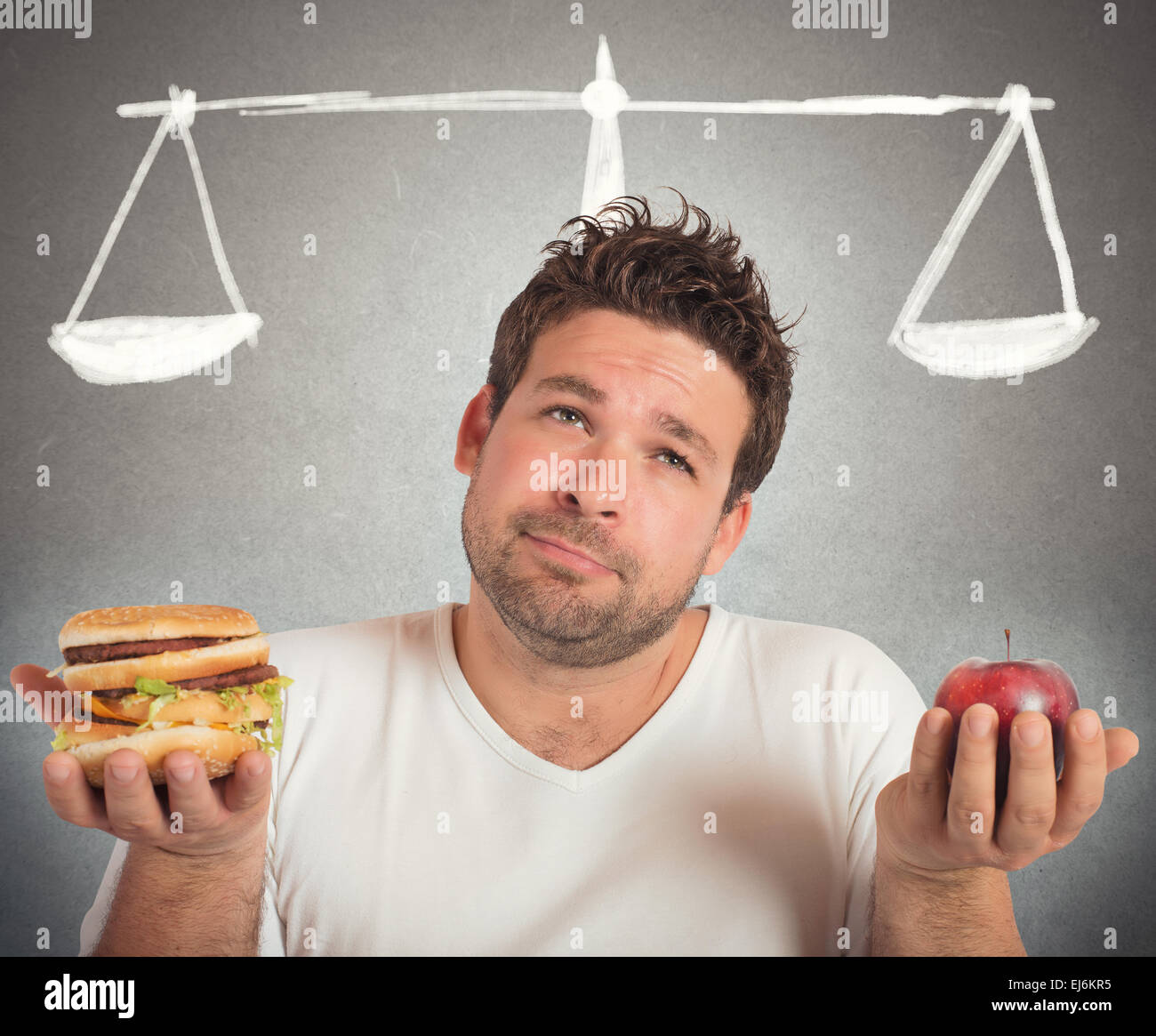 Diet food frustration hi-res stock photography and images - Alamy