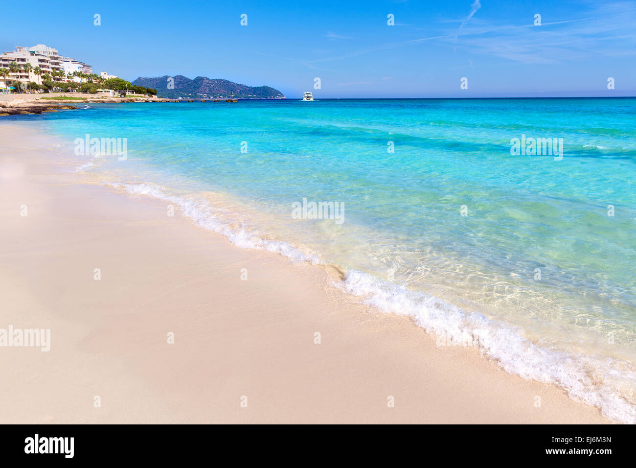 Majorca Cala Millor beach Son Servera Mallorca Balearic islands of ...