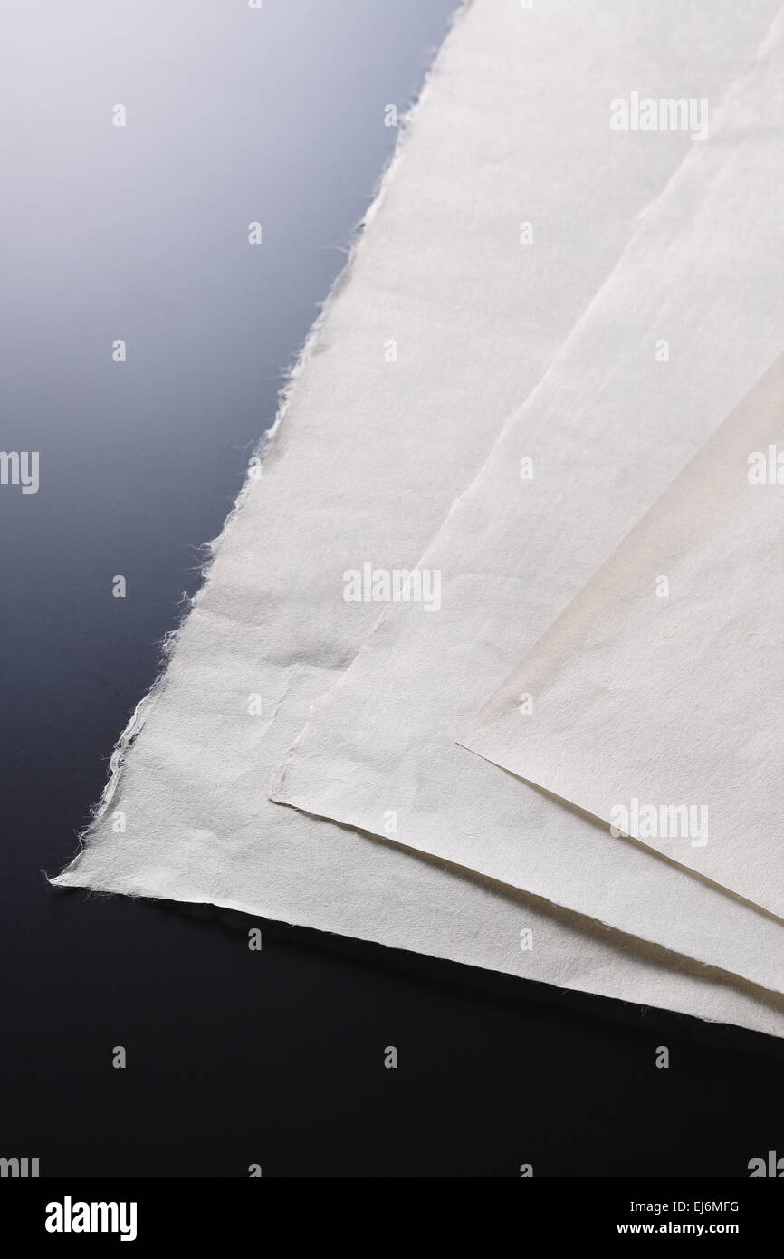 Handmade Japanese Paper Stock Photo - Alamy