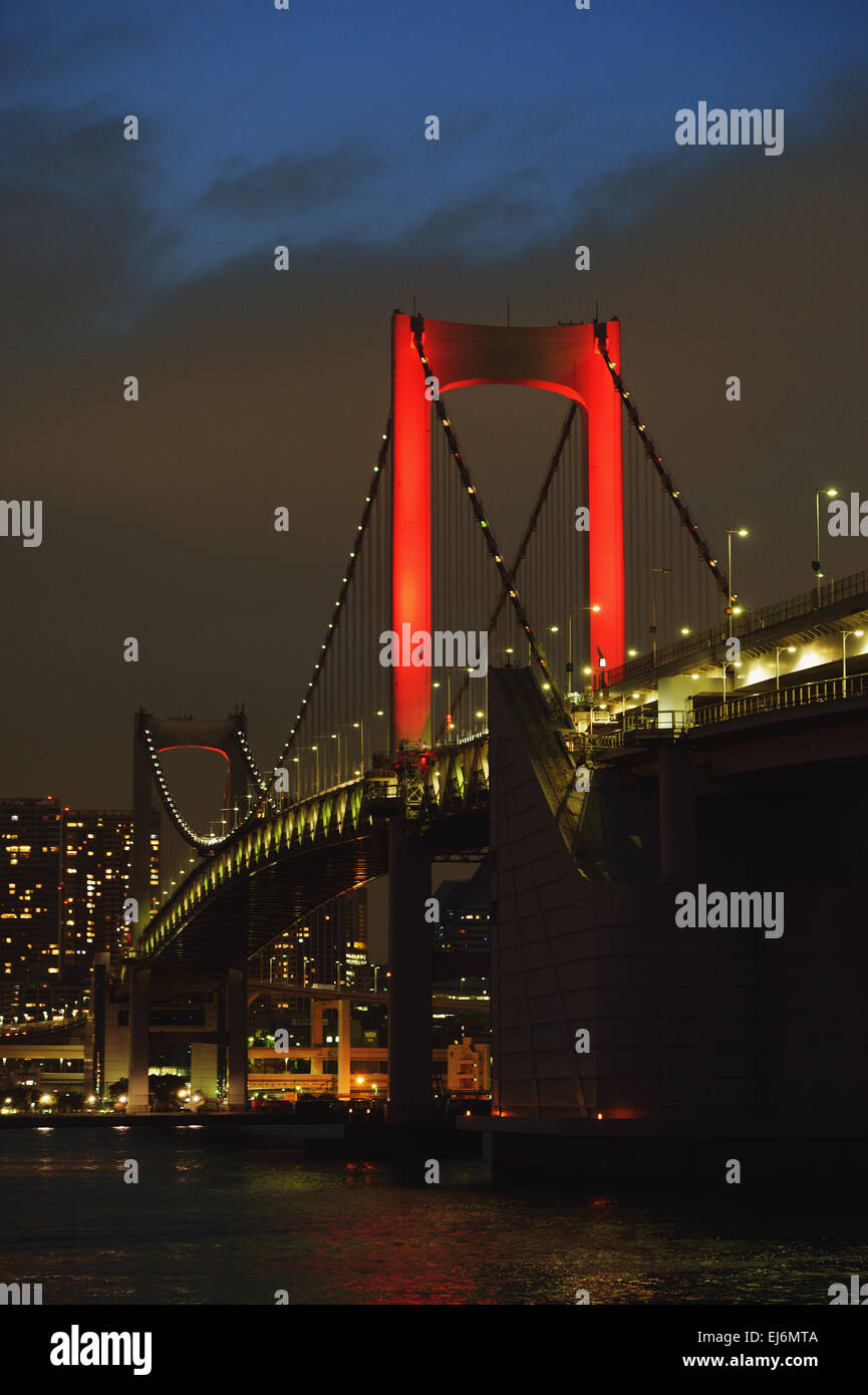 Rainbow bridge at night hi-res stock photography and images - Alamy