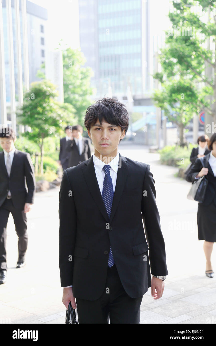 Young Japanese business people Stock Photo - Alamy