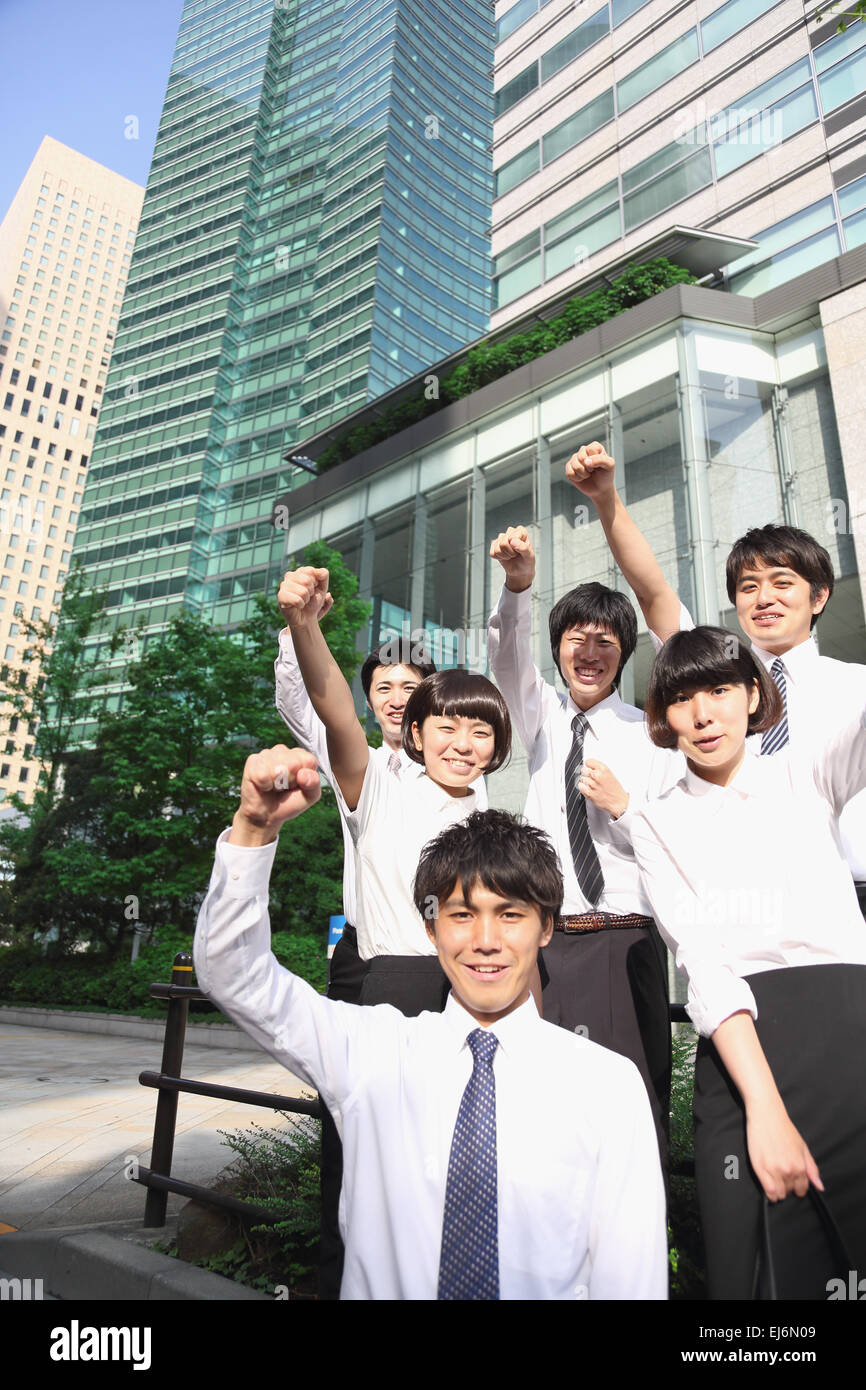 Young Japanese business people Stock Photo - Alamy