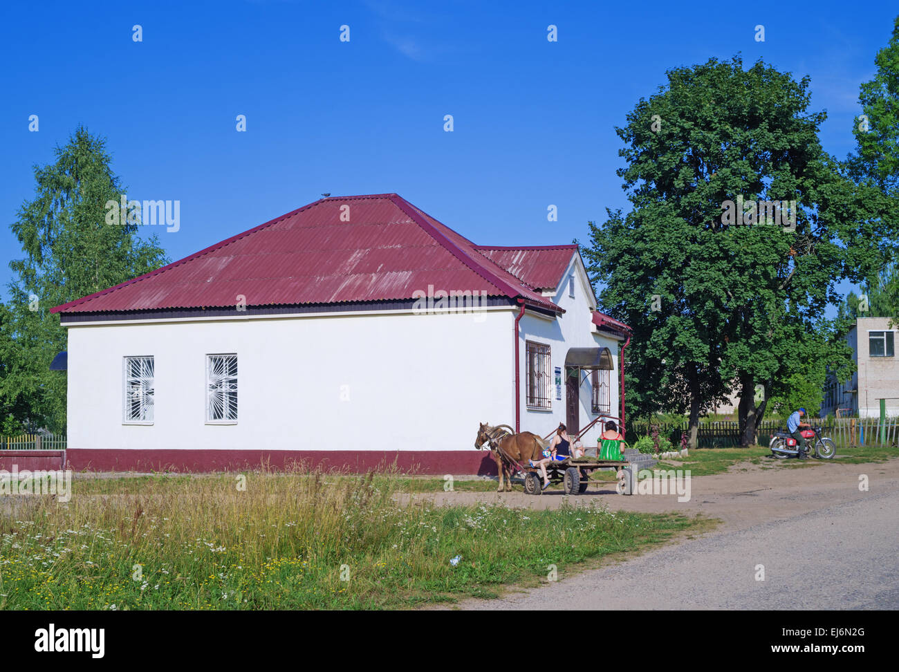 Rural landscape - village shop Stock Photo - Alamy