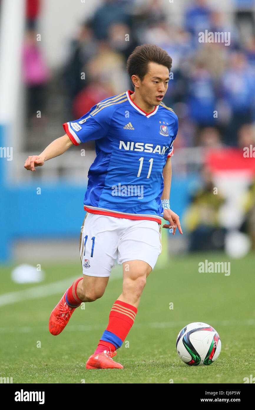 NHK Spring Mitsuzawa Football Stadium, Kanagawa, Japan. 22nd Mar, 2015. Manabu Saito (F Marinos ...