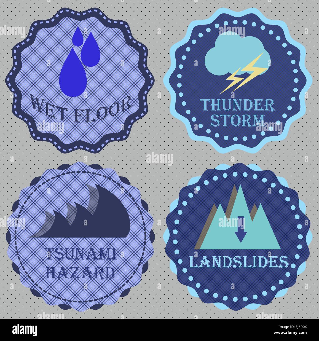 Safety first badge hi-res stock photography and images - Alamy