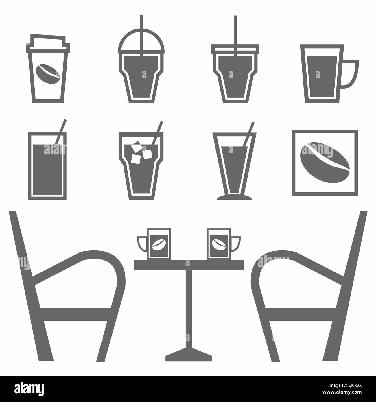 Old bakery shop in Stock Vector Images - Alamy