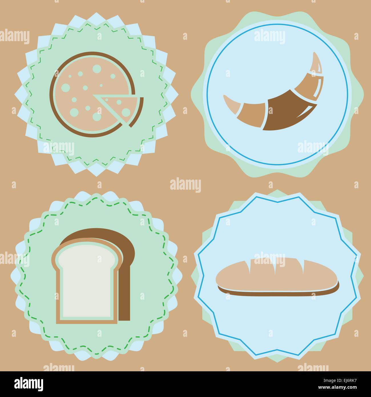 Homemade pie icon bakery hi-res stock photography and images - Alamy