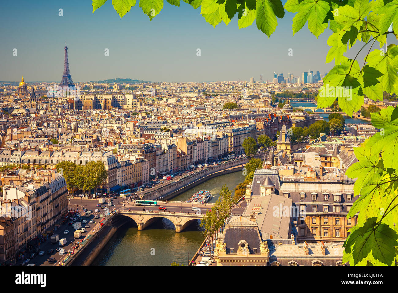 Aerial view paris hi-res stock photography and images - Alamy