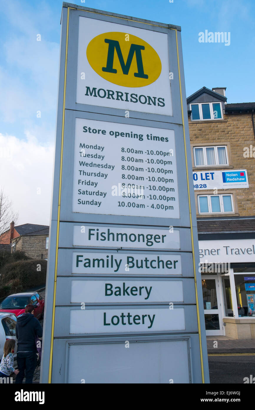 Morrisons supermarket in ramsbottom lancashire,england Stock Photo - Alamy