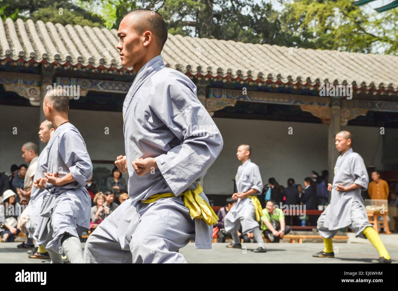 Shaolin monks kung fu hi-res stock photography and images - Alamy