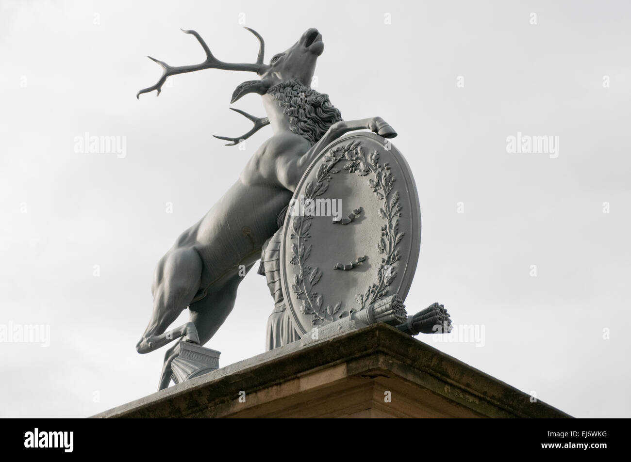 Stag statue hi-res stock photography and images - Alamy