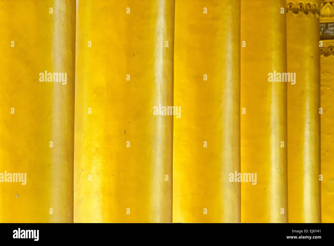 Golden columns, Shwedagon Pagoda, Yangon, Myanmar Stock Photo - Alamy