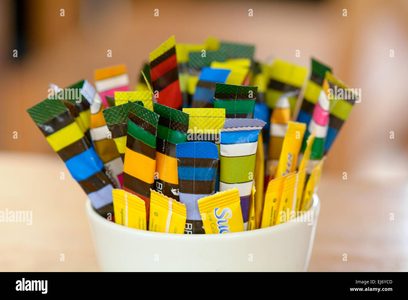 Sweetener Sachets High Resolution Stock Photography and Images - Alamy