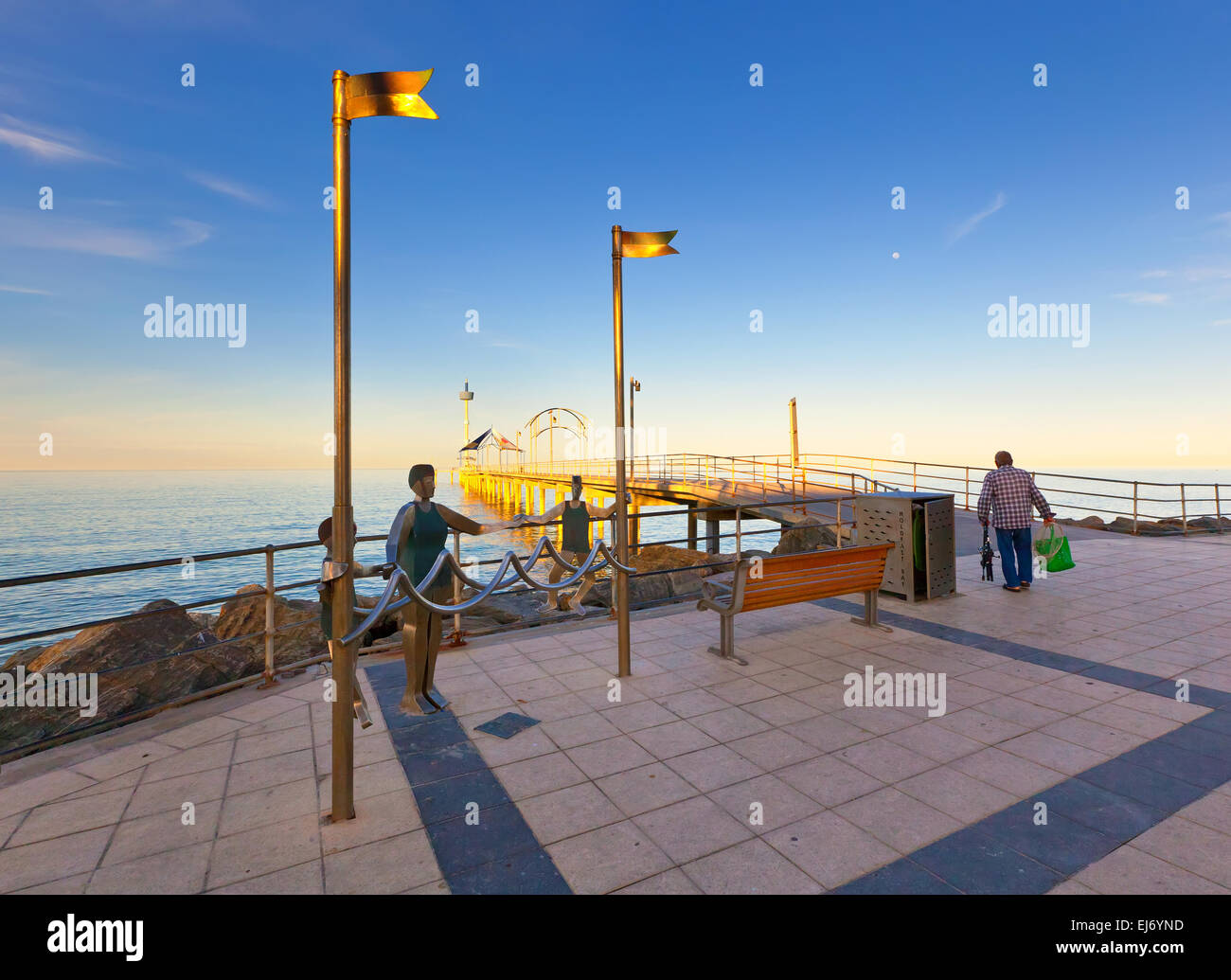 Brighton Jetty Adelaide South Australia Stock Photo - Alamy