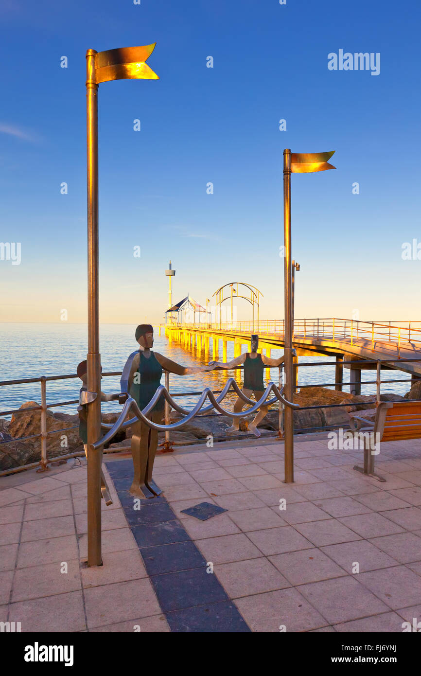 Brighton Jetty Adelaide South Australia Stock Photo - Alamy