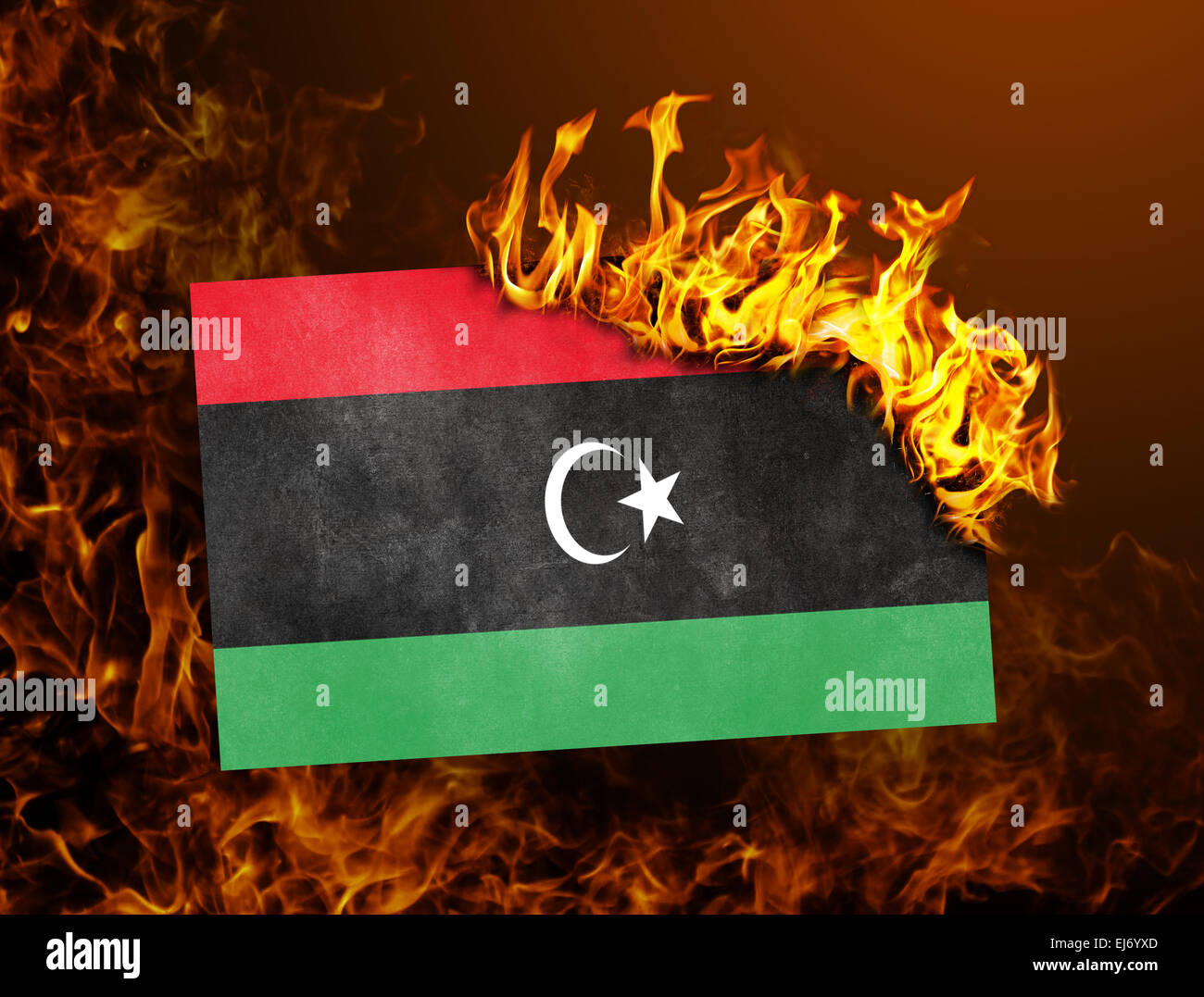 Old libyan flag hi-res stock photography and images - Alamy