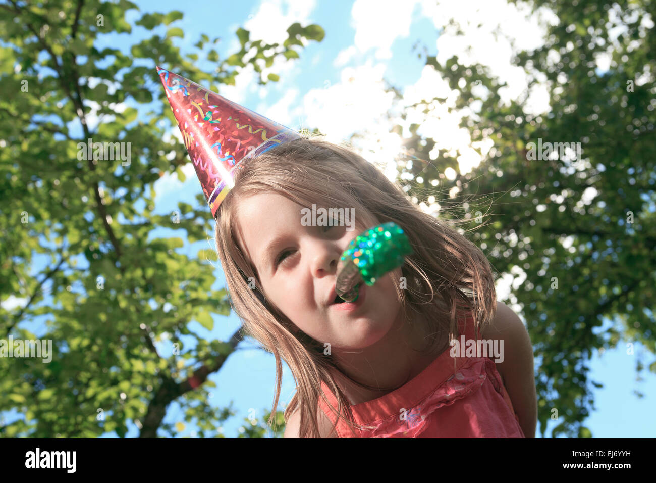 Birthday trumpet hi-res stock photography and images - Alamy