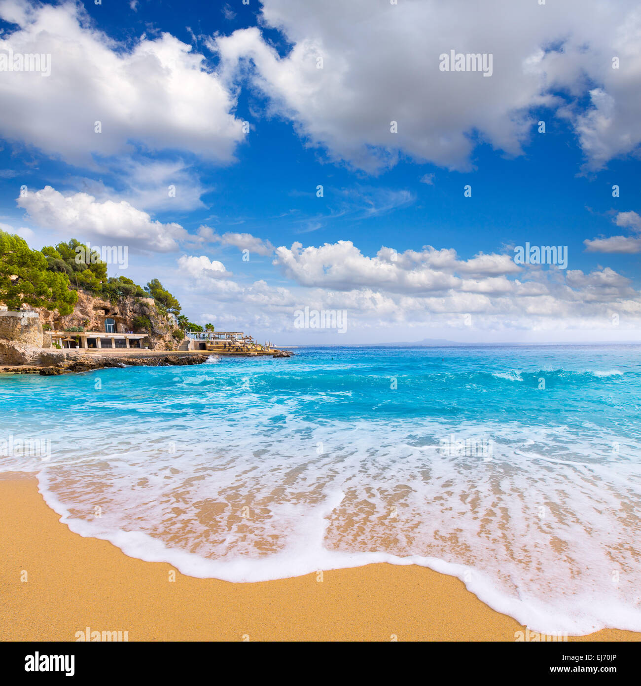 Majorca Playa de Illetas Balneario beach in Mallorca Bendinat Calvia at ...