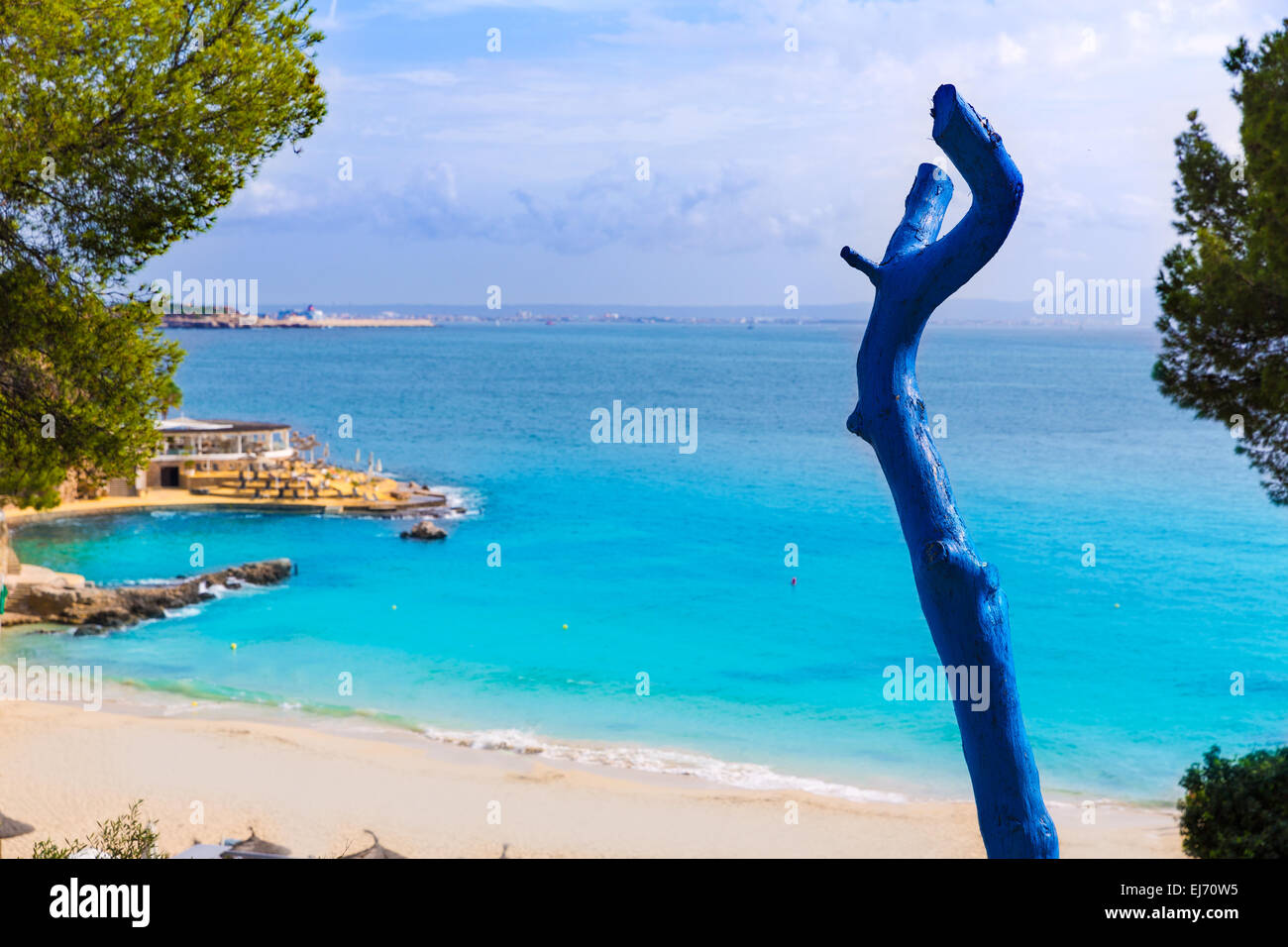 Majorca Playa de Illetas Balneario beach in Mallorca Bendinat Calvia at ...