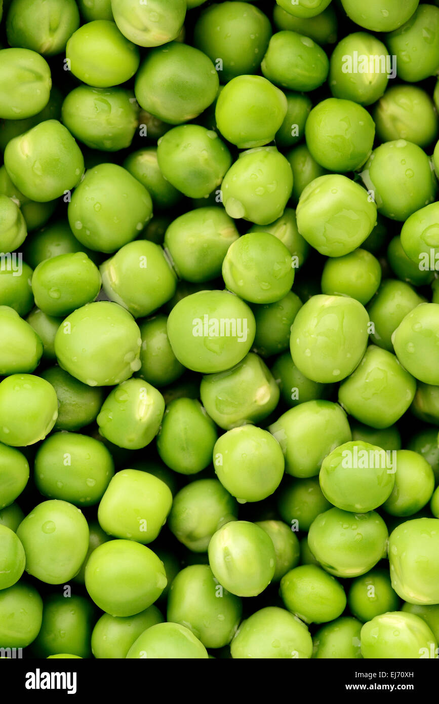 Fresh Green Peas Stock Photo - Alamy