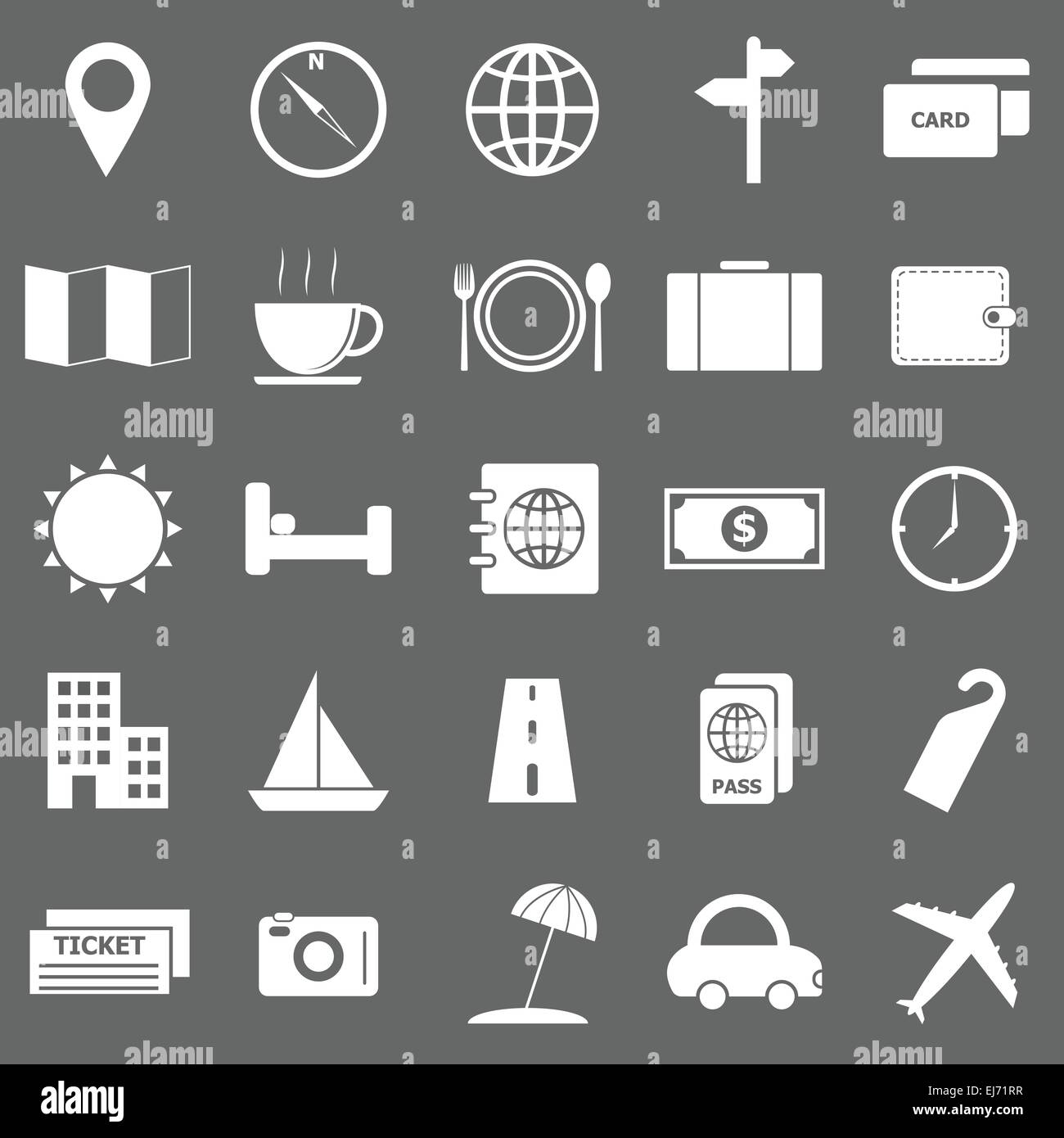 Airplane road background Stock Vector Images - Alamy