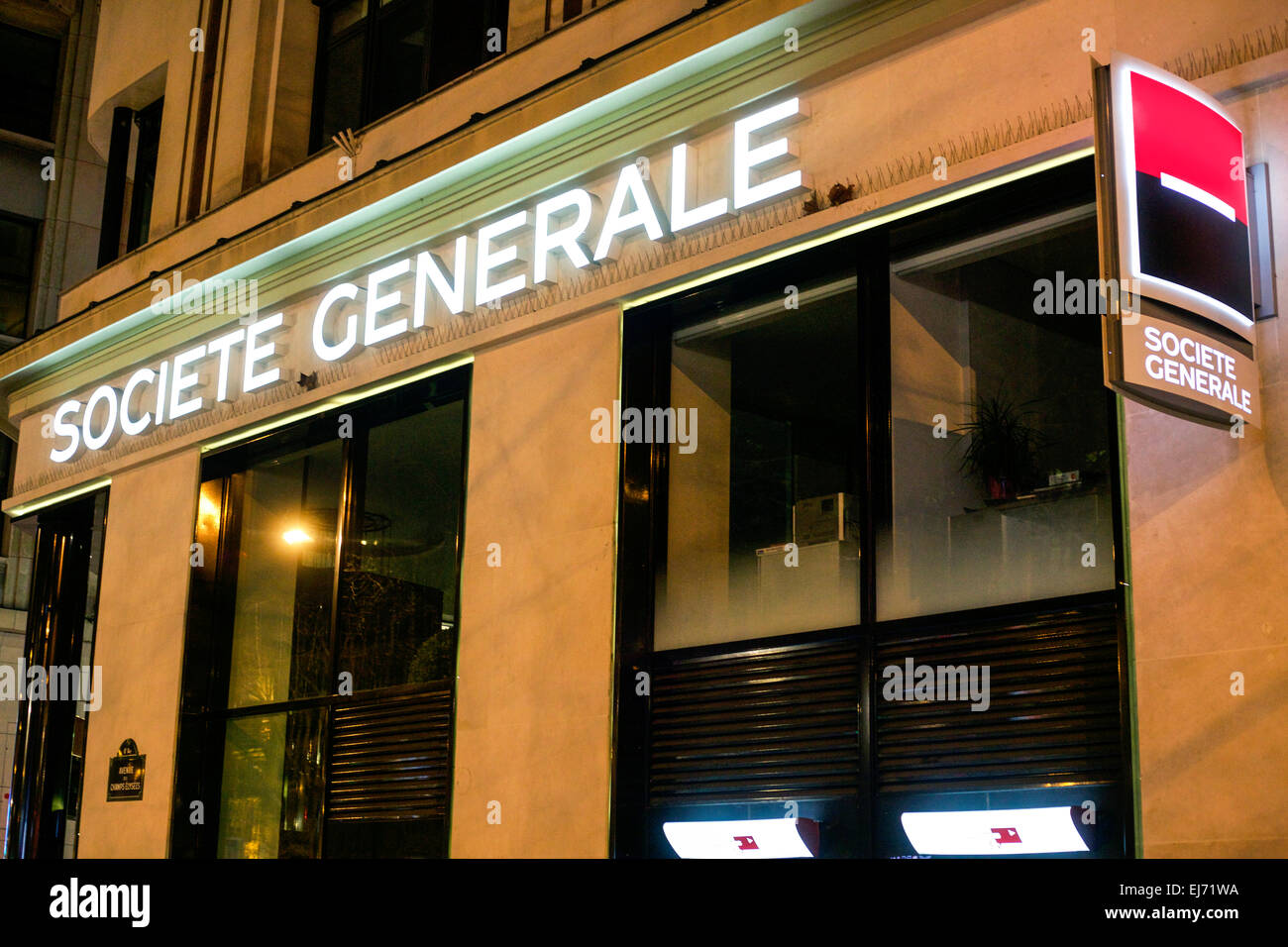 Societe Generale, bank Stock Photo - Alamy