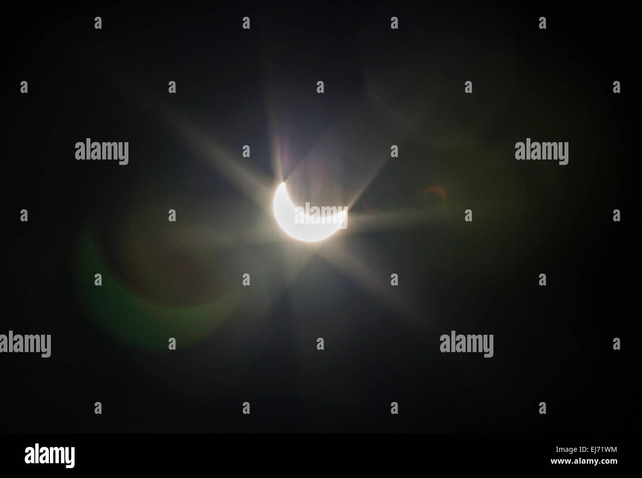 Prague, solar eclipse Stock Photo - Alamy