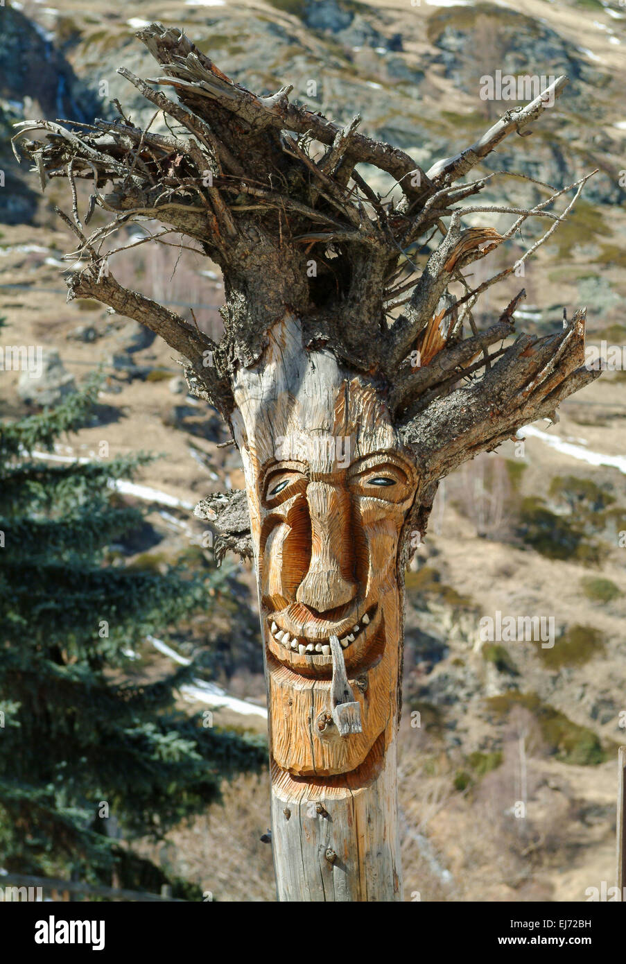 Wood Carved Tree High Resolution Stock Photography and Images - Alamy