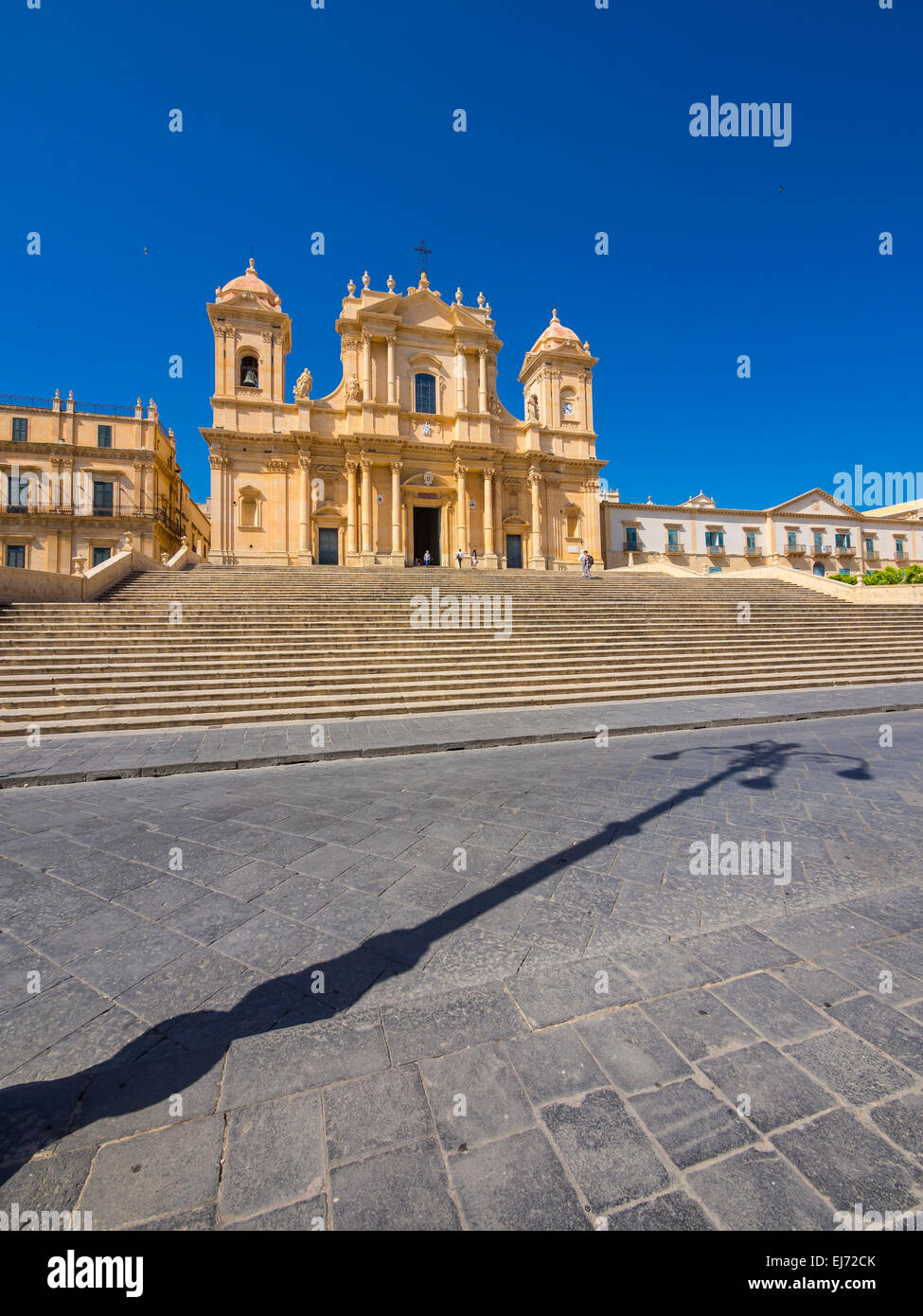Restored baroque church, Noto Cathedral, Noto, Val di Noto, UNESCO ...